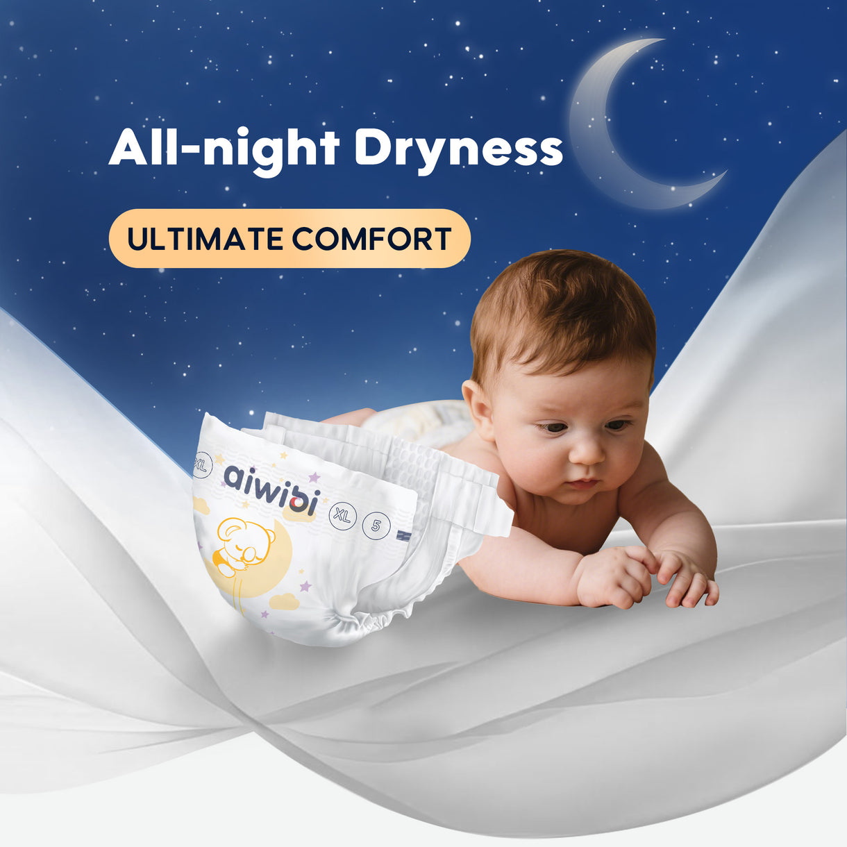 Ultimate Comfort Baby Diapers – Premium Baby Diaper | Aiwibi